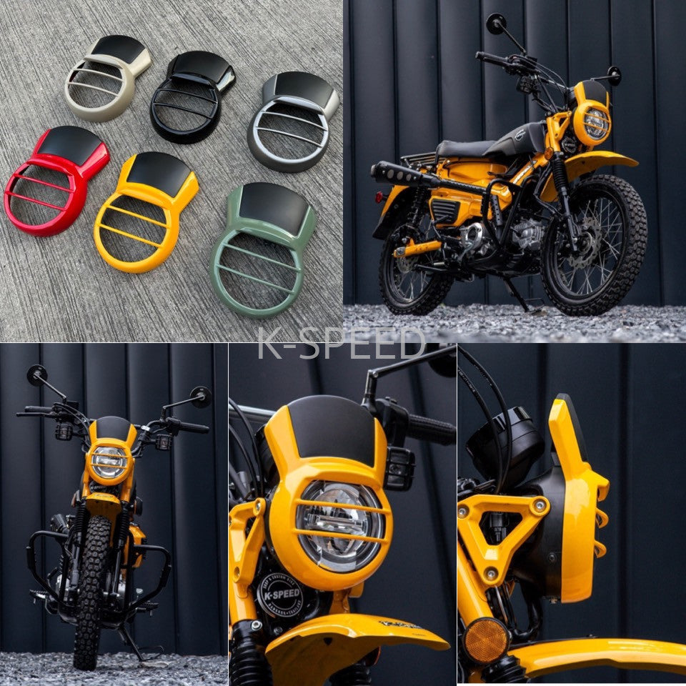 K-SPEED-CT095J-YELLOW 頭燈罩 適用於本田 CT125 (JA65, JA55) Diabolus – K-SPEED JAPAN